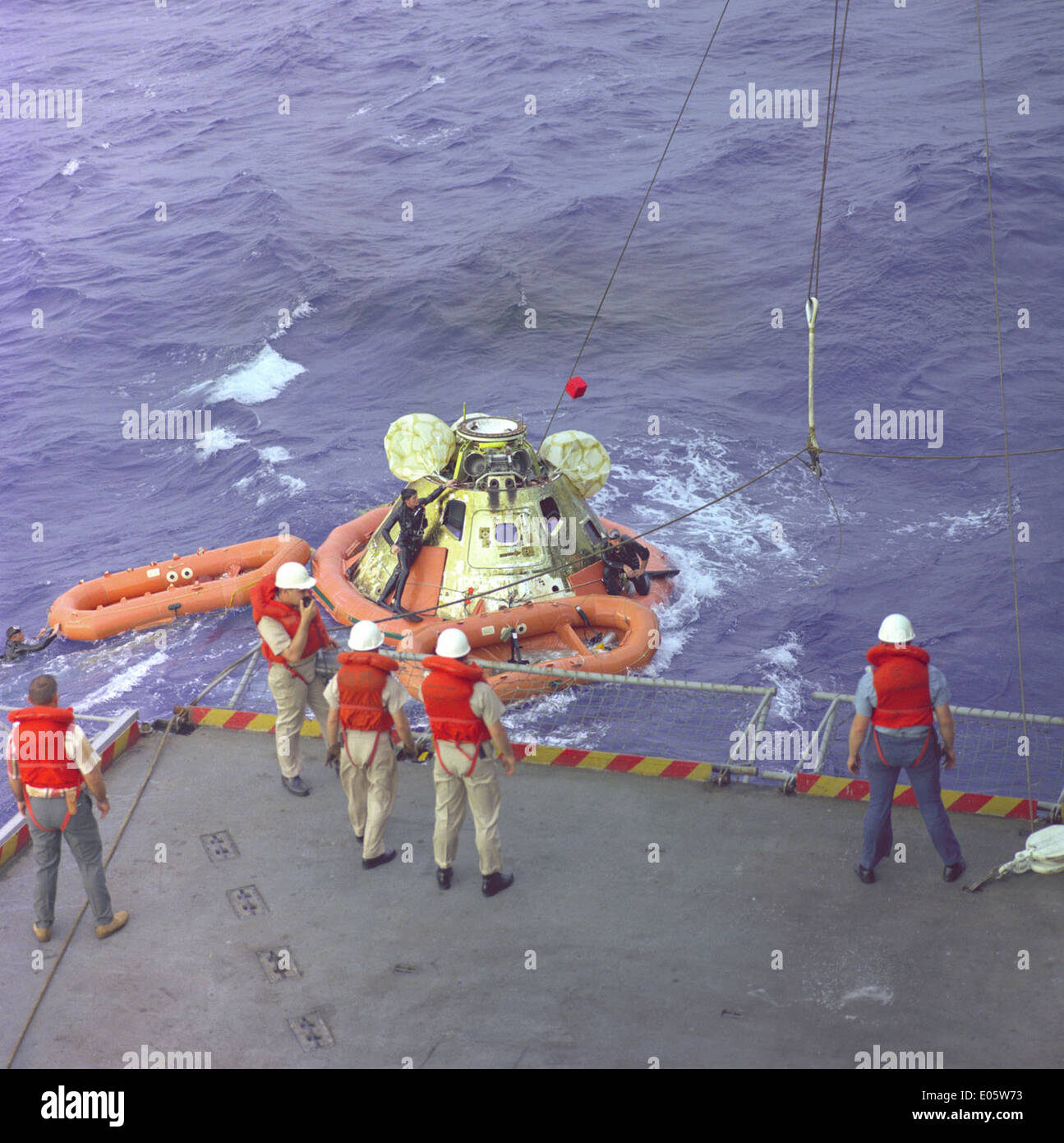 Apollo 8 Recovery Stock Photo - Alamy