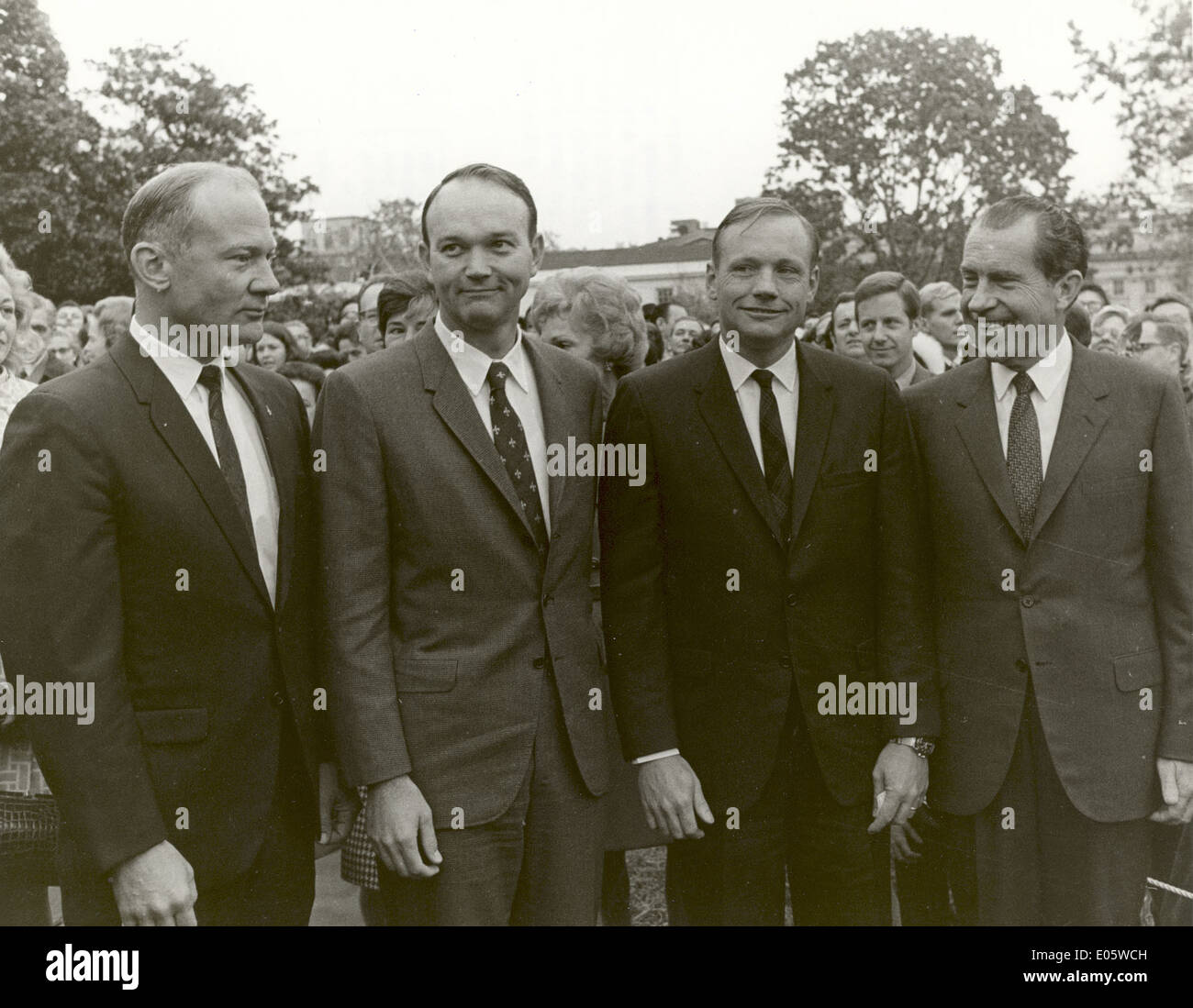 On August 13, 1969, President Richard Nixon met with the Apollo 11 ...