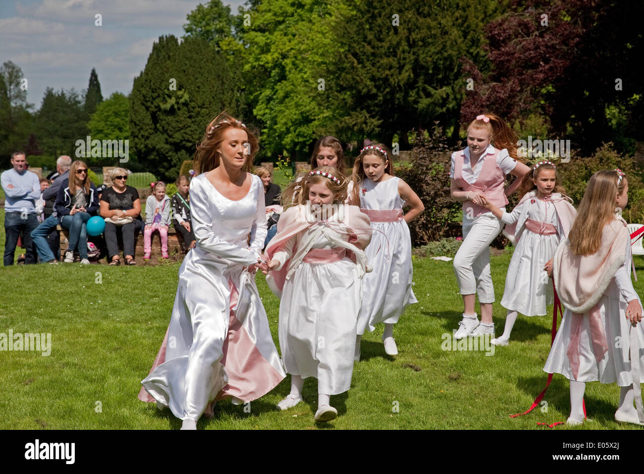 Orpington, Kent, UK. 3rd May 2014. May Queen celebrations with dancing ...