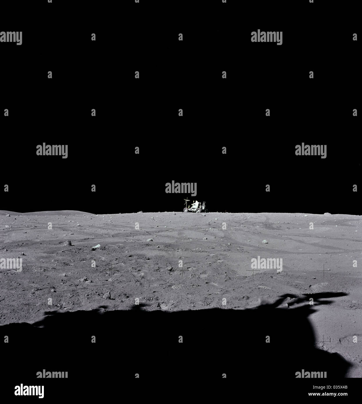 During Apollo 16, NASA astronaut John Young operated the Lunar Roving ...