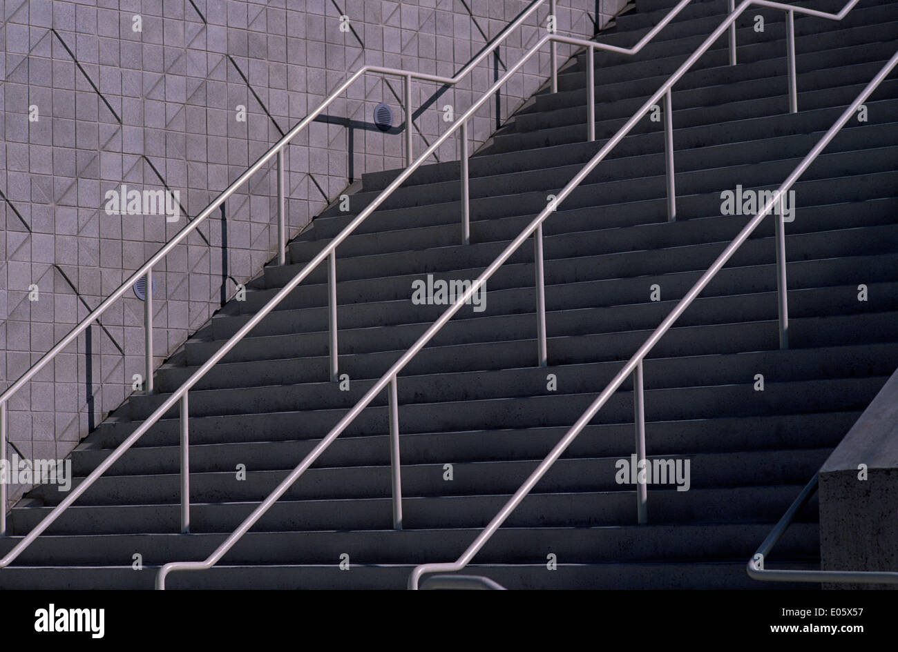 Convention Center stairs and railings San Diego California Stock Photo ...