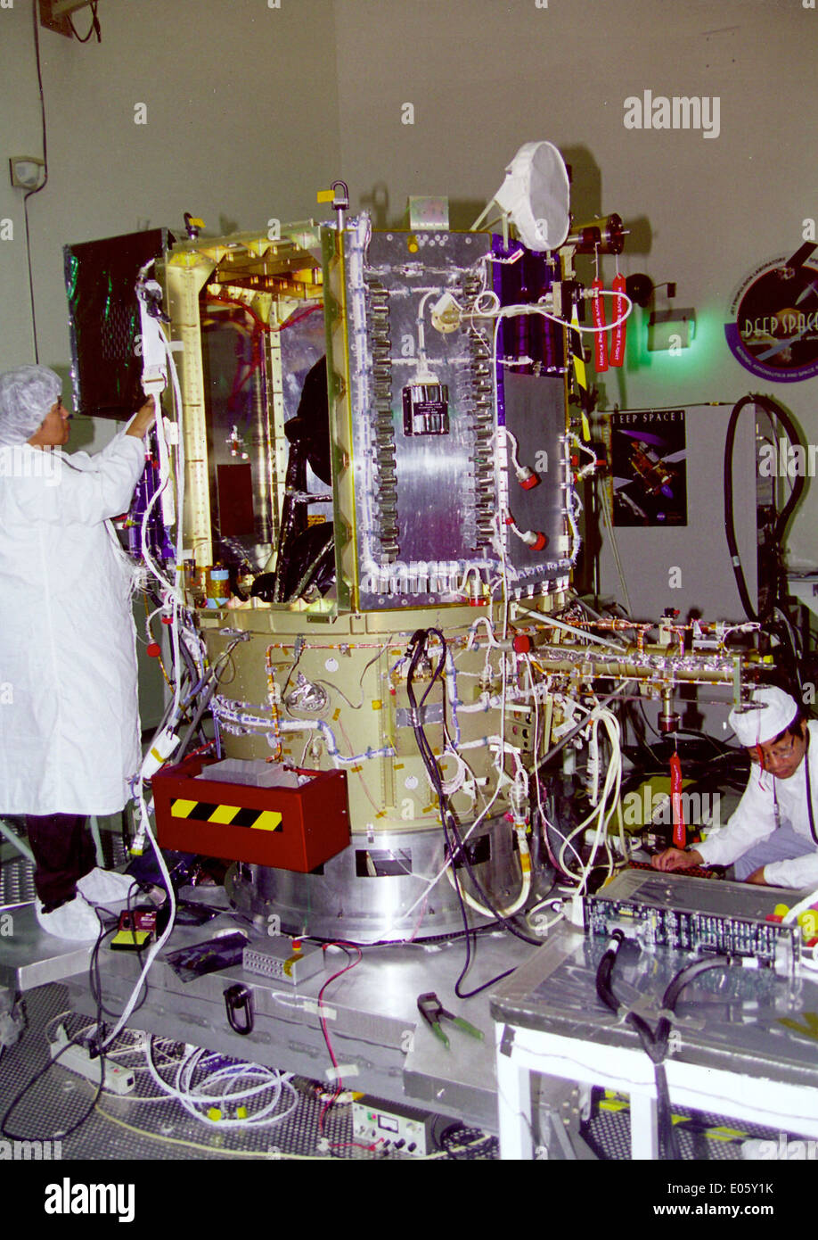 NASA's Deep Space 1 spacecraft, equipped with an ion engine, was part of the New Millennium ...