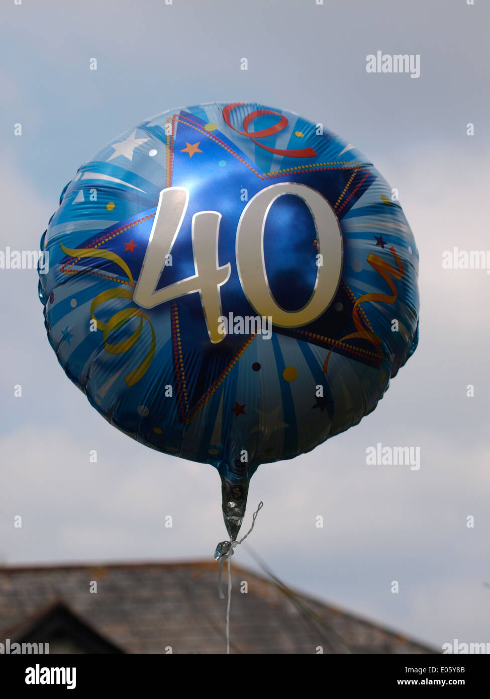 40th Birthday Balloon High Resolution Stock Photography and Images - Alamy