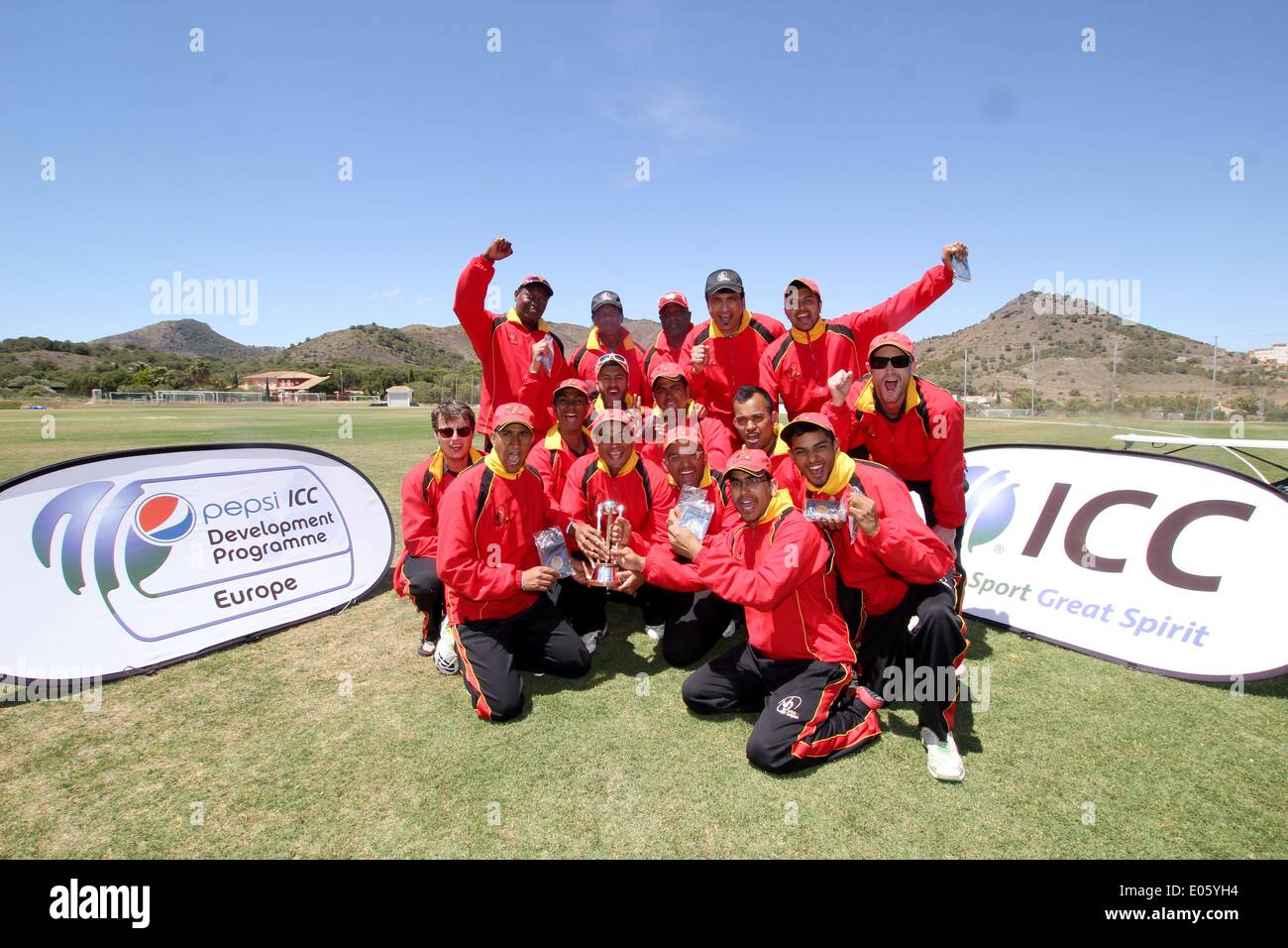 Cricket ICC Europe Division 3 Twenty Twenty Stock Photo - Alamy
