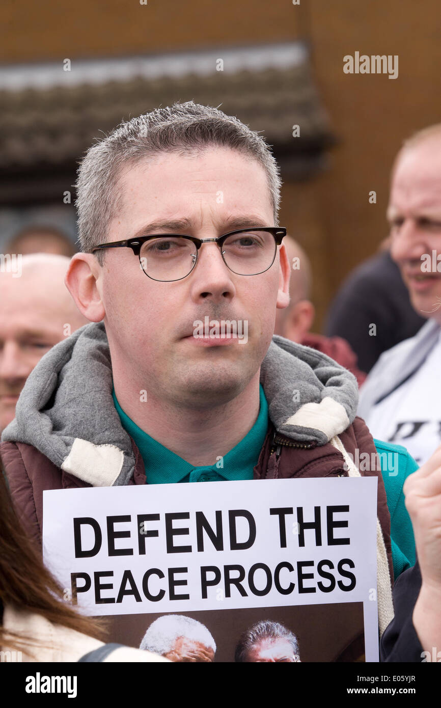 Divis Street, Belfast, Northern Ireland, UK. 3rd May 2014. Niall Ó ...