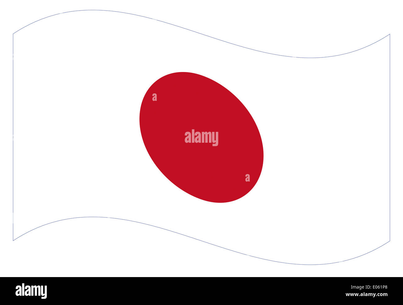 Japanese flags vector hi-res stock photography and images - Alamy