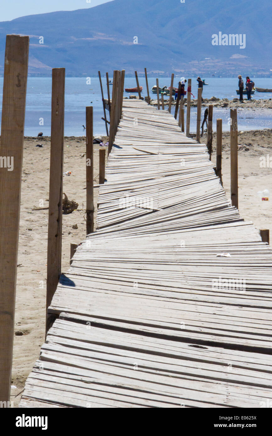 Old long dock Stock Photo - Alamy