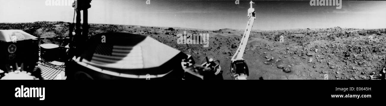 First Picture of Mars Stock Photo - Alamy