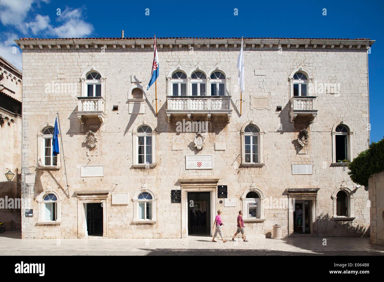 rector palace, trogir, dalmatia, croatia, europe Stock Photo - Alamy