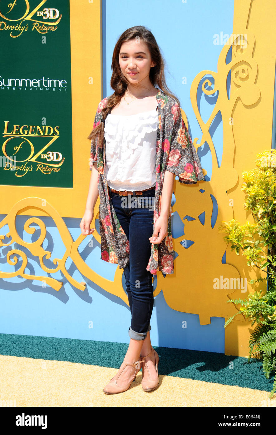 Los Angeles, California, USA. 3rd May, 2014. Rowan Blanchard attending ...