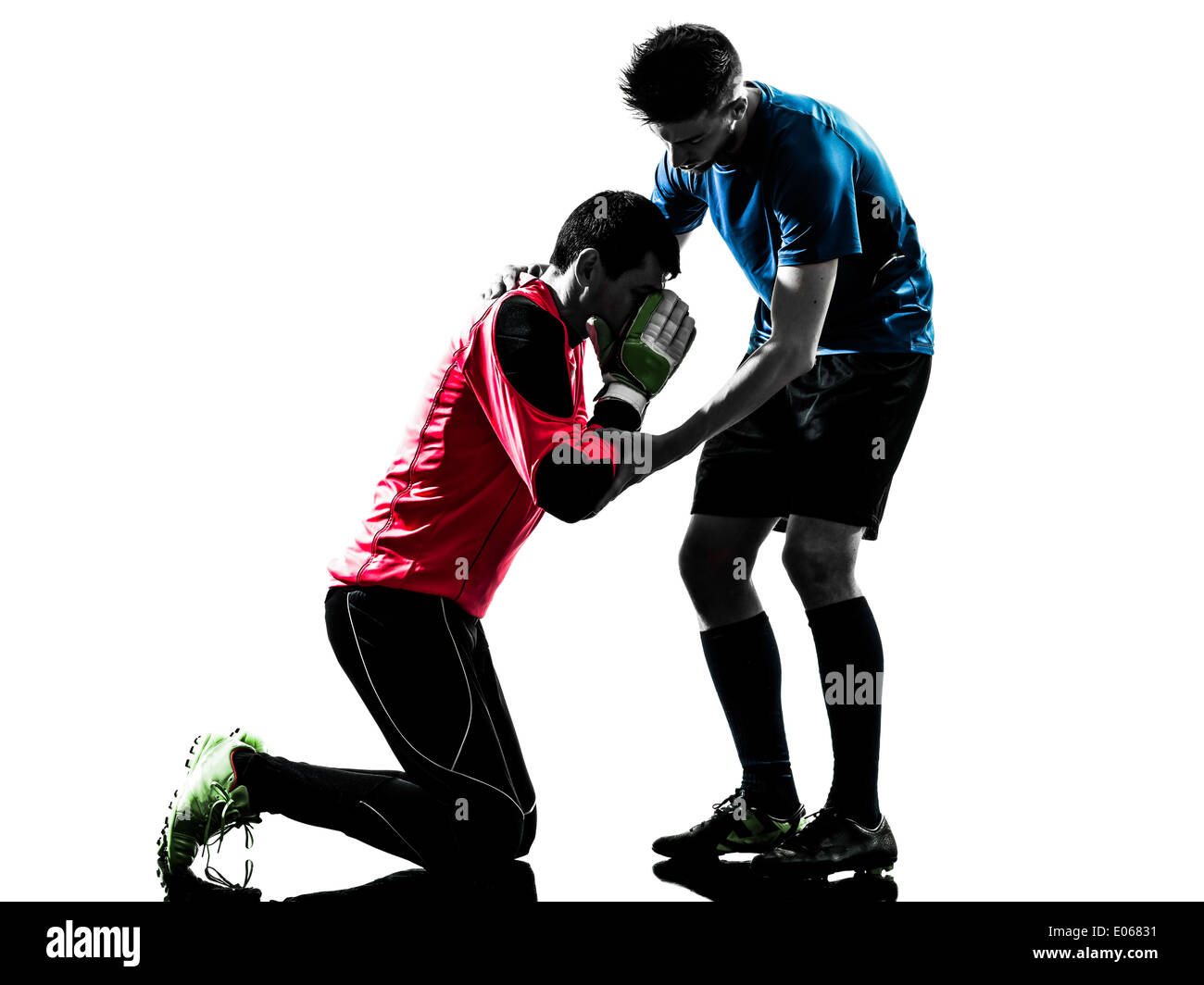 Full length soccer goalkeeper Cut Out Stock Images & Pictures - Alamy