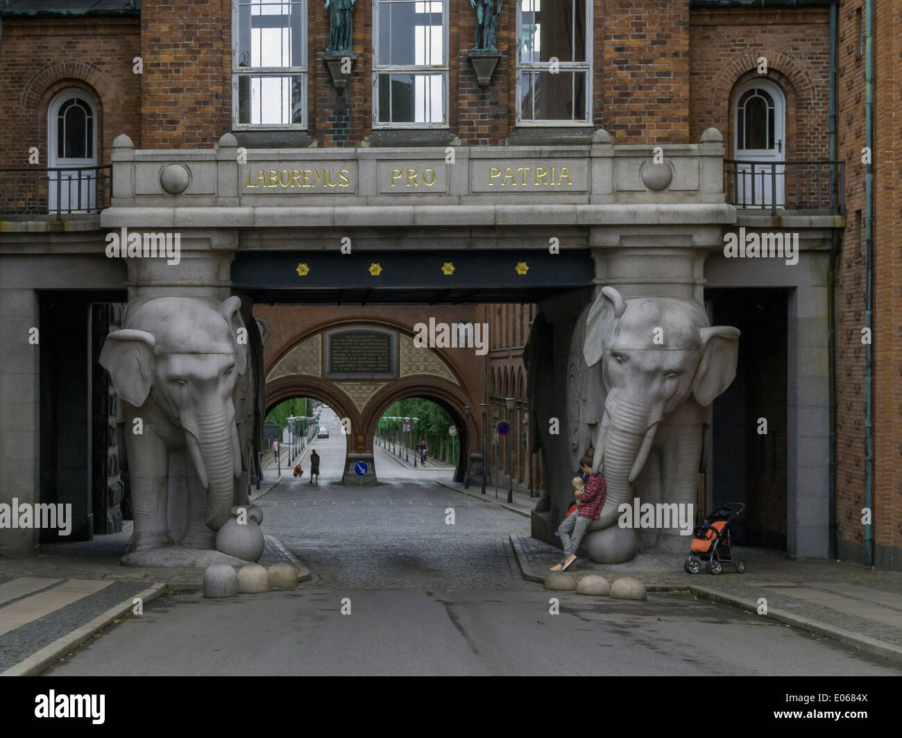 Elephant Gate, looking through to the Dipylon Gate, Copenhagen, Denmark ...