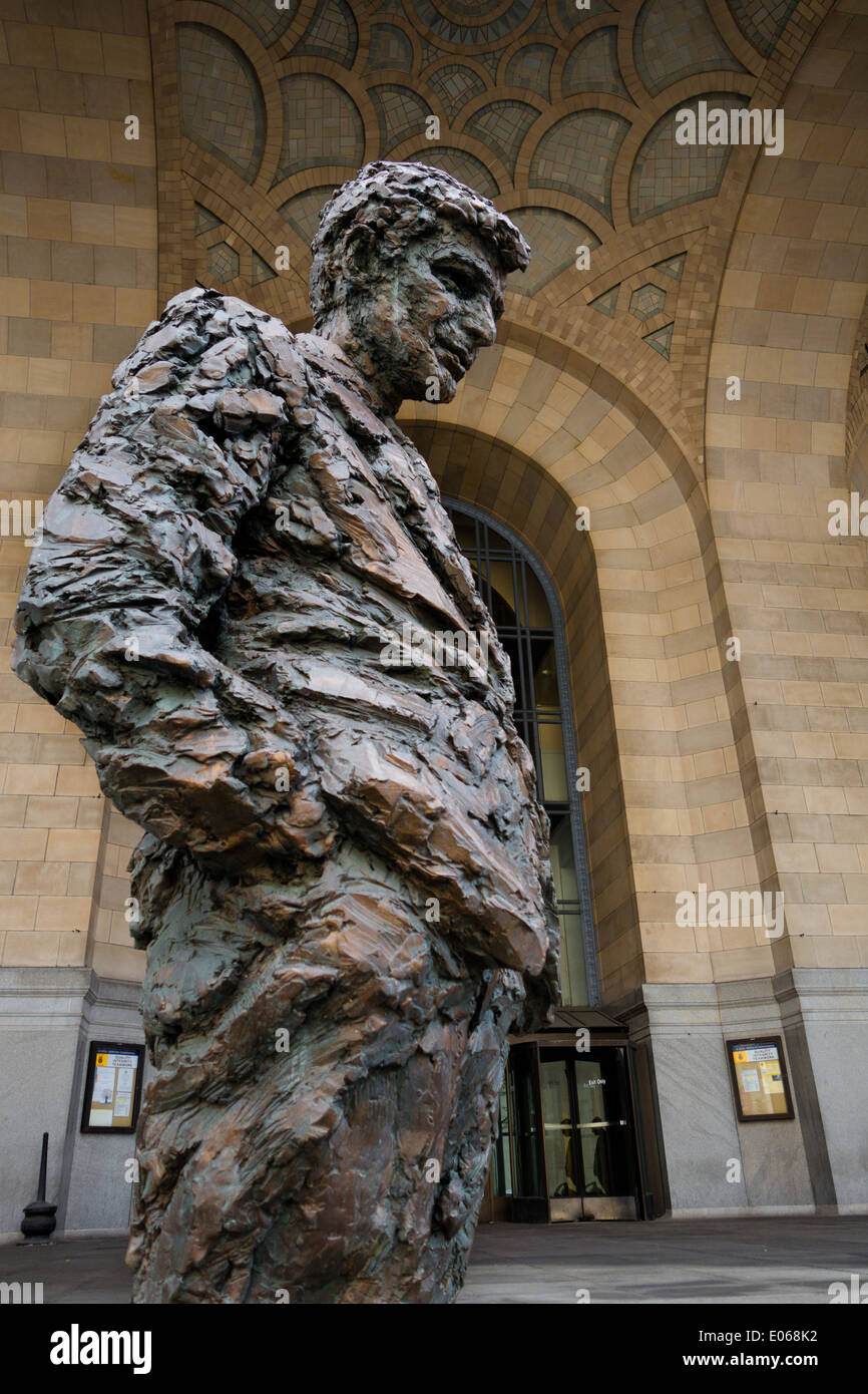 A statue of the late mayor Richard Caliguiri stands outside Pittsburgh ...