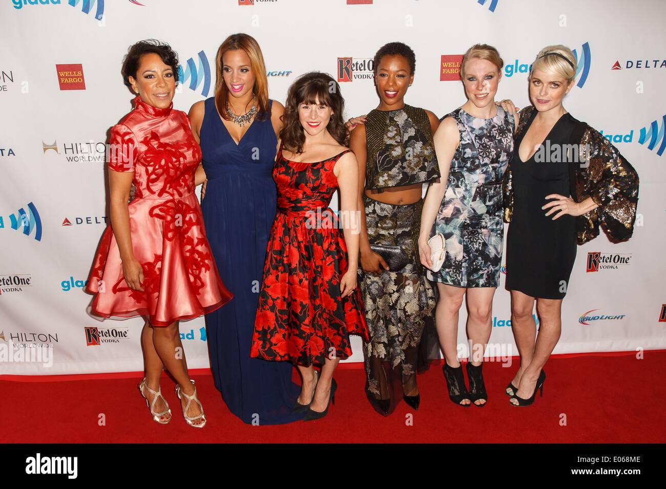 New York, NY, USA. 3rd May, 2014. Selenis Leyva, Dascha Polanco, Yael ...