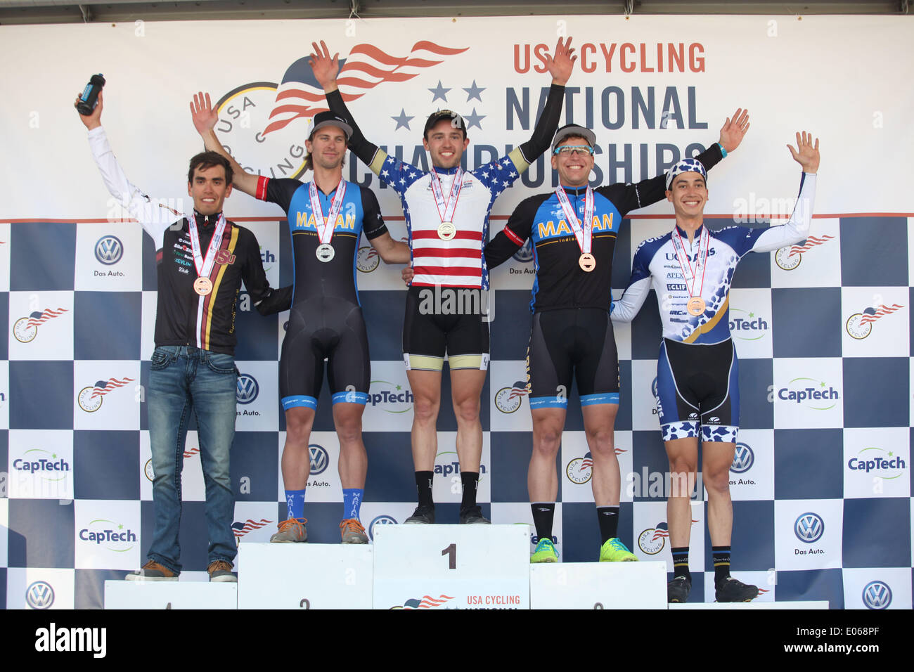 Richmond, Virginia, USA. 3rd May, 2014. From left, Gabriel Baca from ...