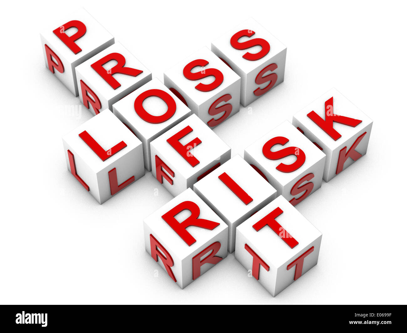 Profit Loss Risk Stock Photo - Alamy