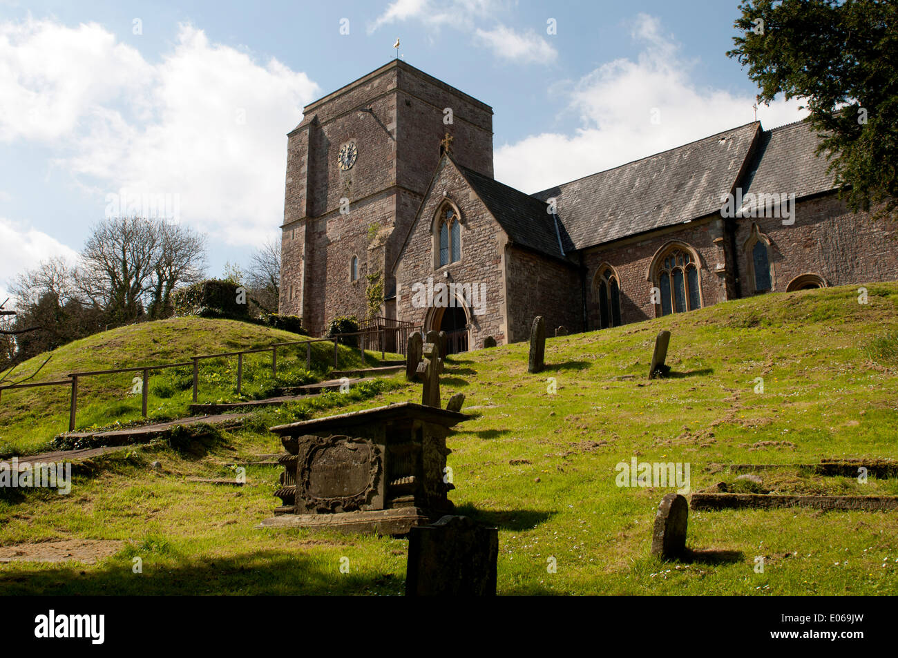 St. Mary and St. Peter`s Church, Tidenham, Gloucestershire, England, UK ...