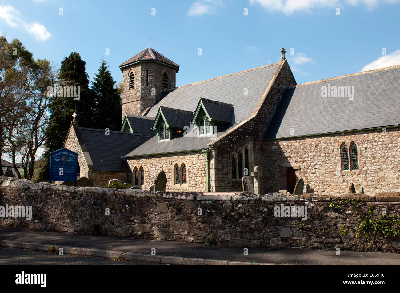 St. Arvans Church, Monmouthshire, Wales, UK Stock Photo - Alamy