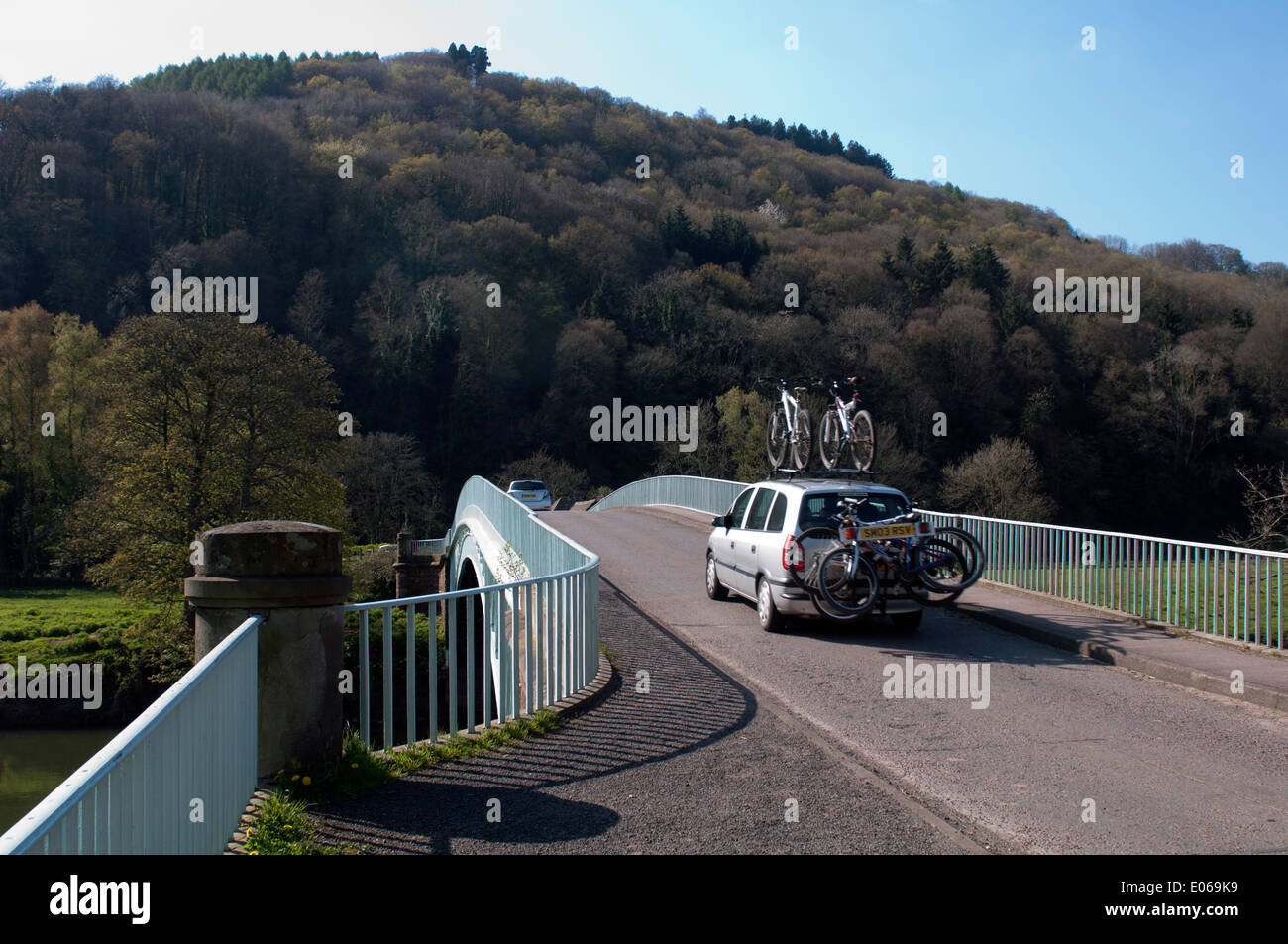 Bigsweir Bridge over the River Wye near Llandogo, Monmouthshire, Wales ...