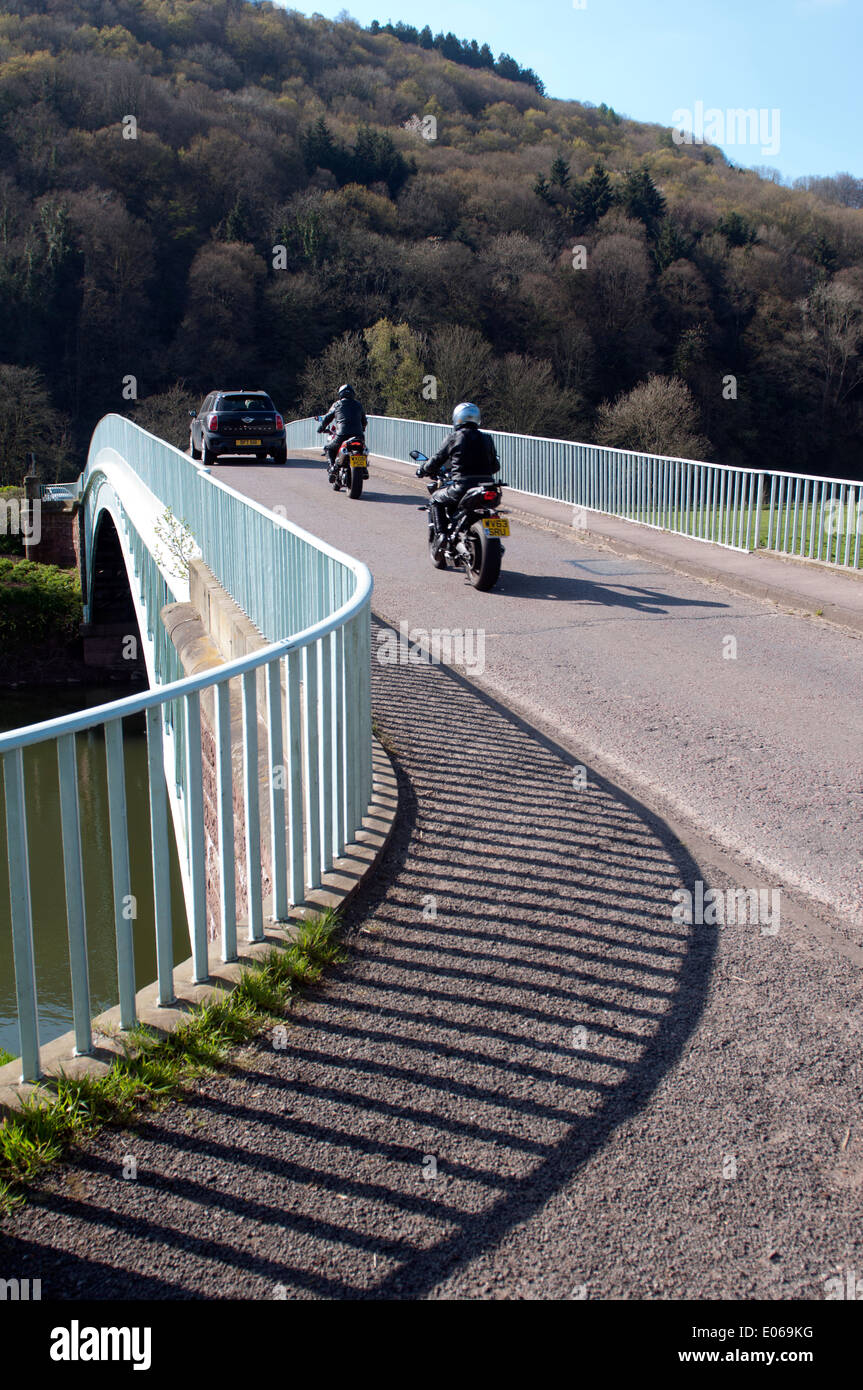 Bigsweir Bridge over the River Wye near Llandogo, Monmouthshire, Wales ...