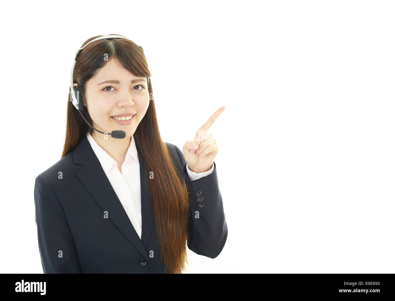 Calling for female Cut Out Stock Images & Pictures - Alamy