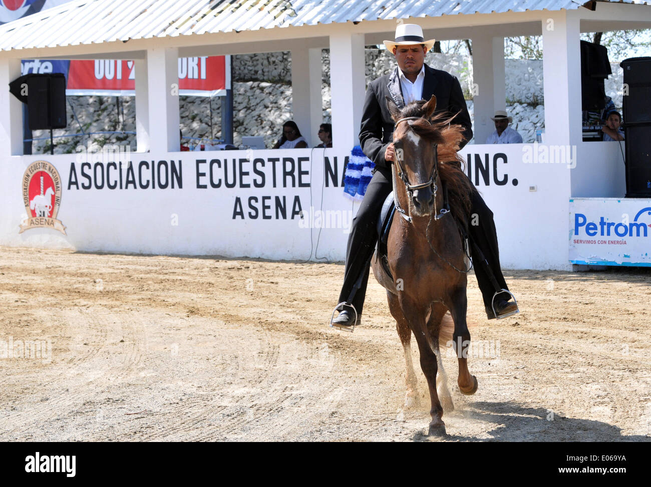 Santiago, Dominican Republic. 3rd May, 2014. A rider participates in ...