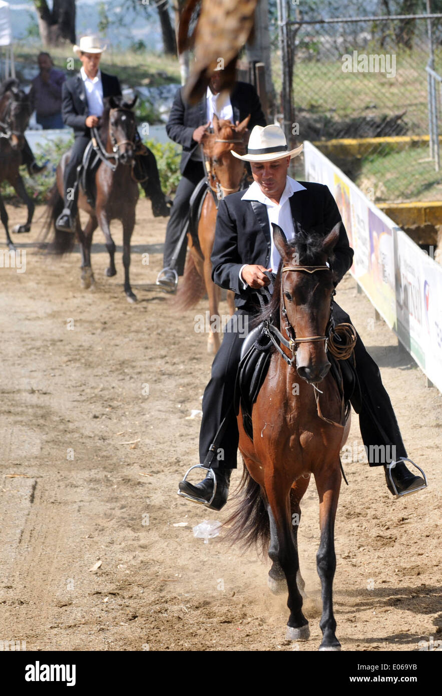 Santiago, Dominican Republic. 3rd May, 2014. Riders participate in the ...