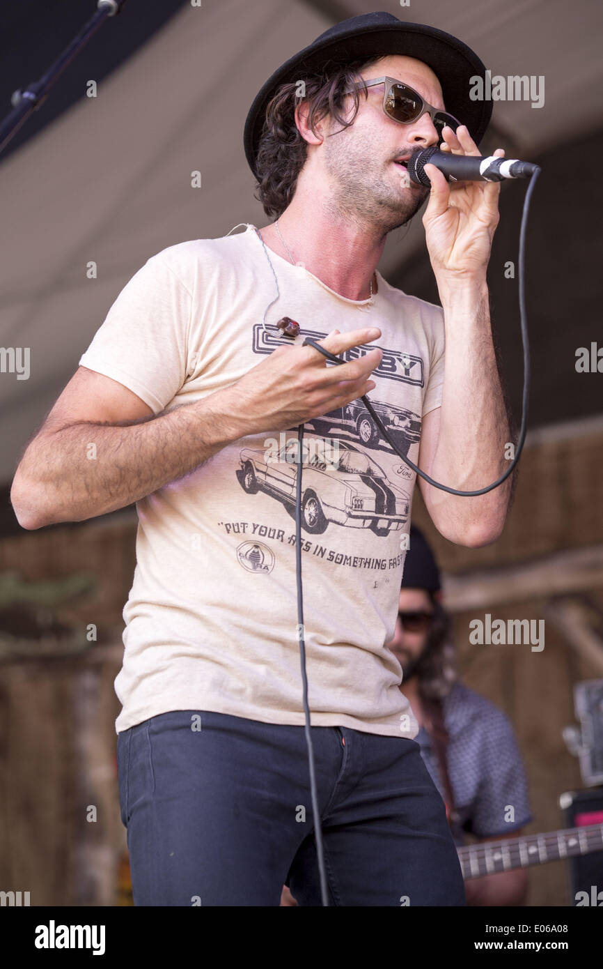 New Orleans, Louisiana, USA. 3rd May, 2014. JONATHAN RUSSELL of The ...