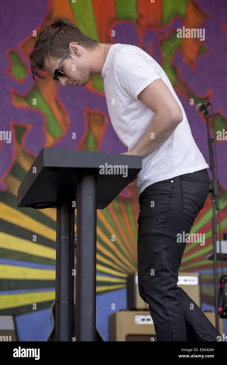 New Orleans, Louisiana, USA. 3rd May, 2014. Vocalist MARK FOSTER of ...