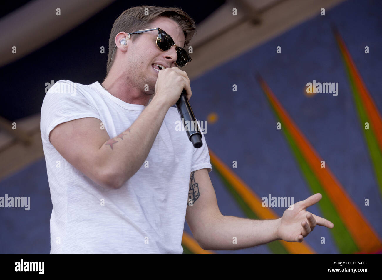 New Orleans, Louisiana, USA. 3rd May, 2014. Vocalist MARK FOSTER of ...