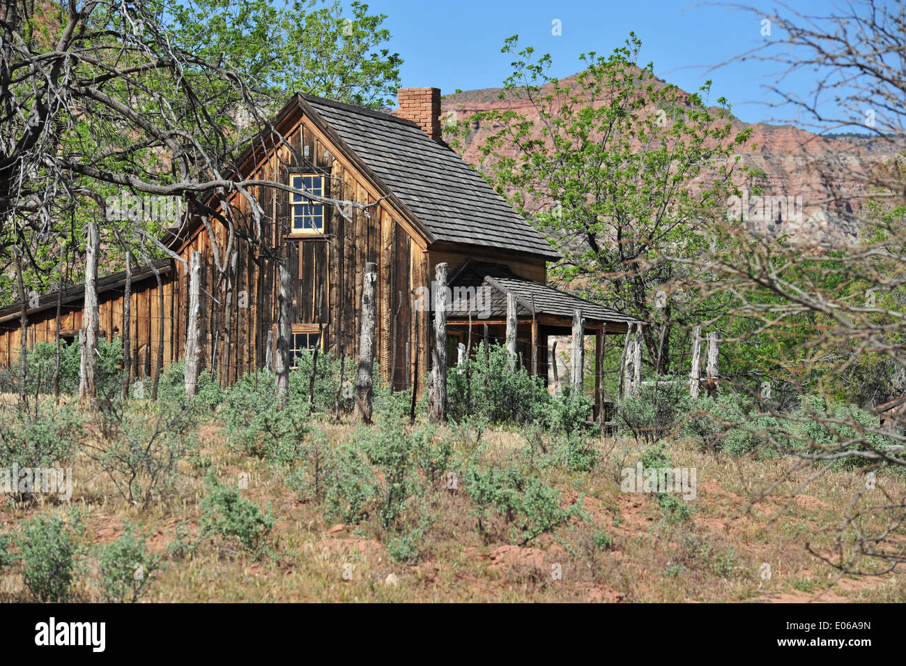 Grafton Ghost town in Utah Stock Photo - Alamy