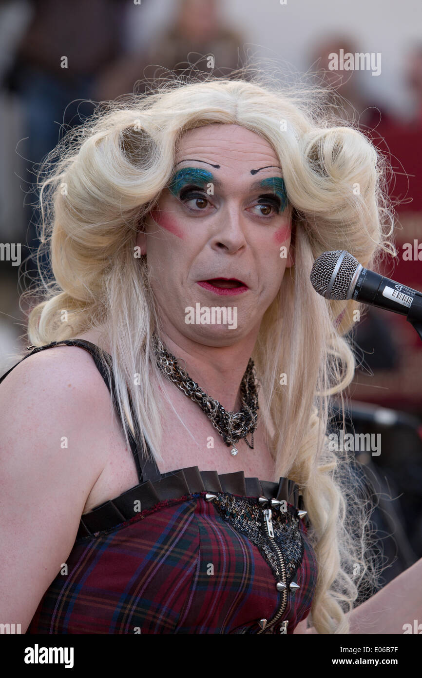 Hedwig and The Angry Inch play Fringe City Brighton Fringe 2014 Stock ...
