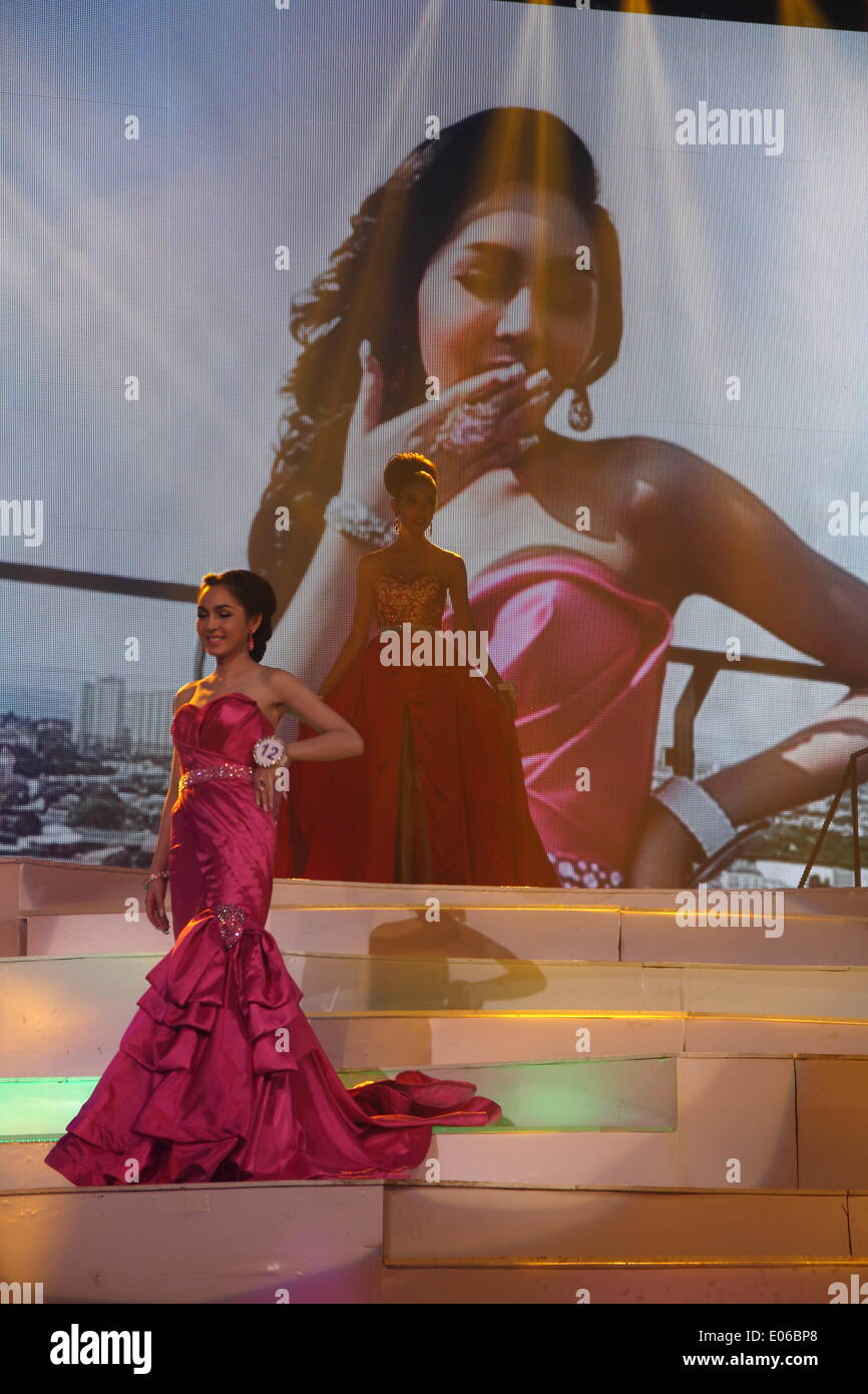 Pattaya, Thailand. 2nd May 2014. Candidate posing during The Miss ...