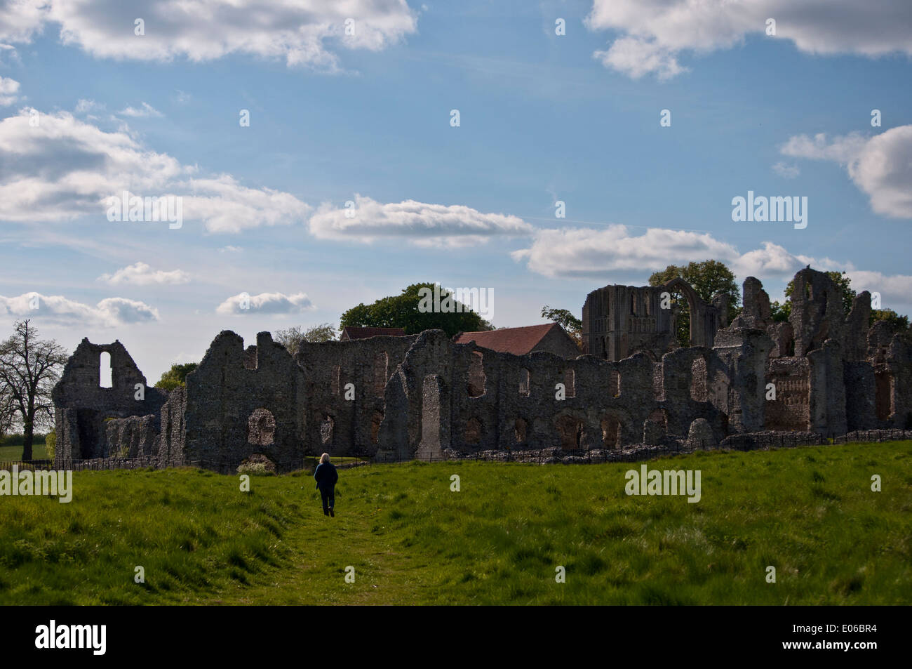 Castle Acre priory Stock Photo - Alamy