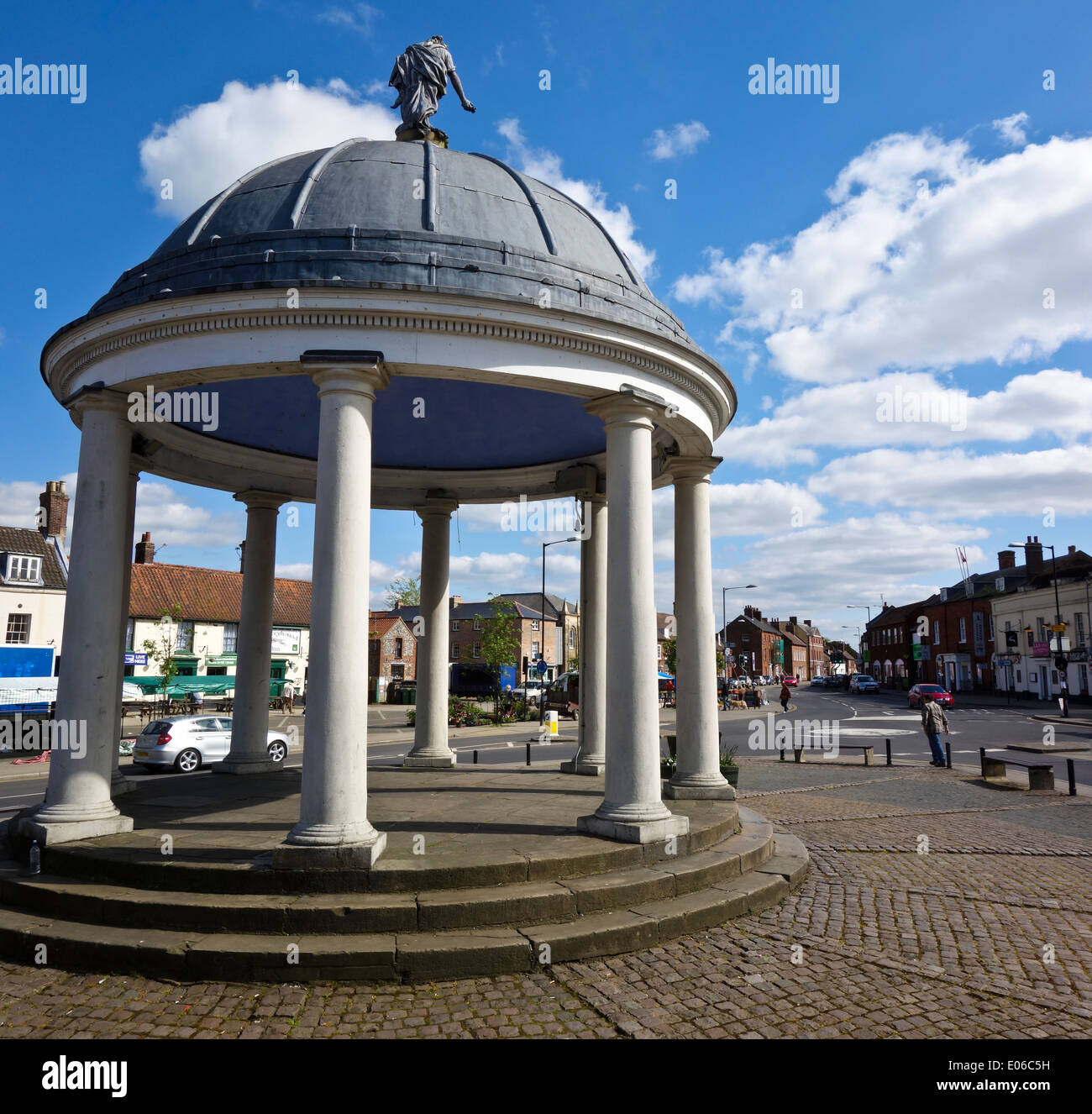 The Butter cross Market place Swaffham Norfolk England UK Stock Photo ...