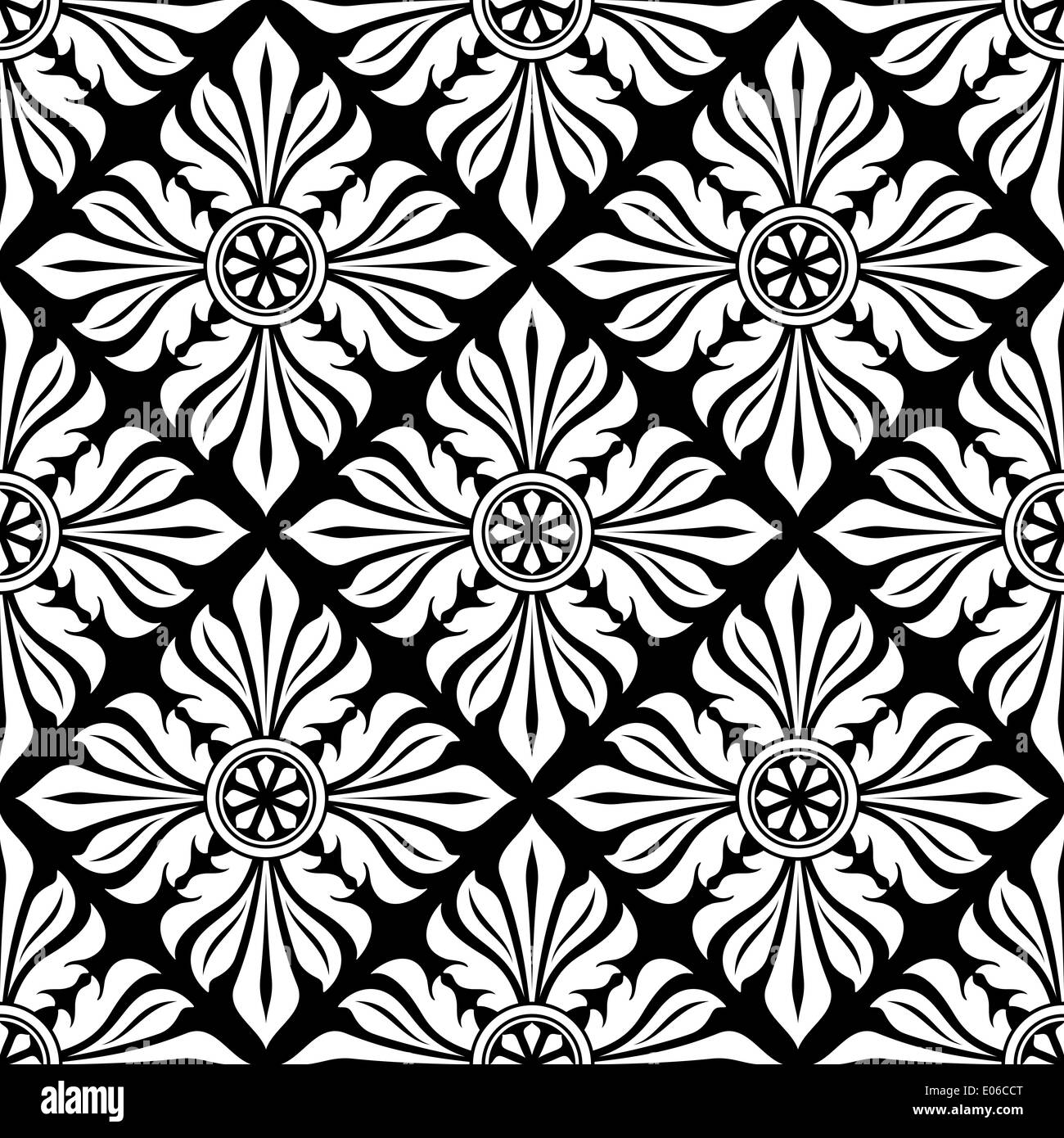 Victorian Floral Pattern Victorian floral design element with lacy ...