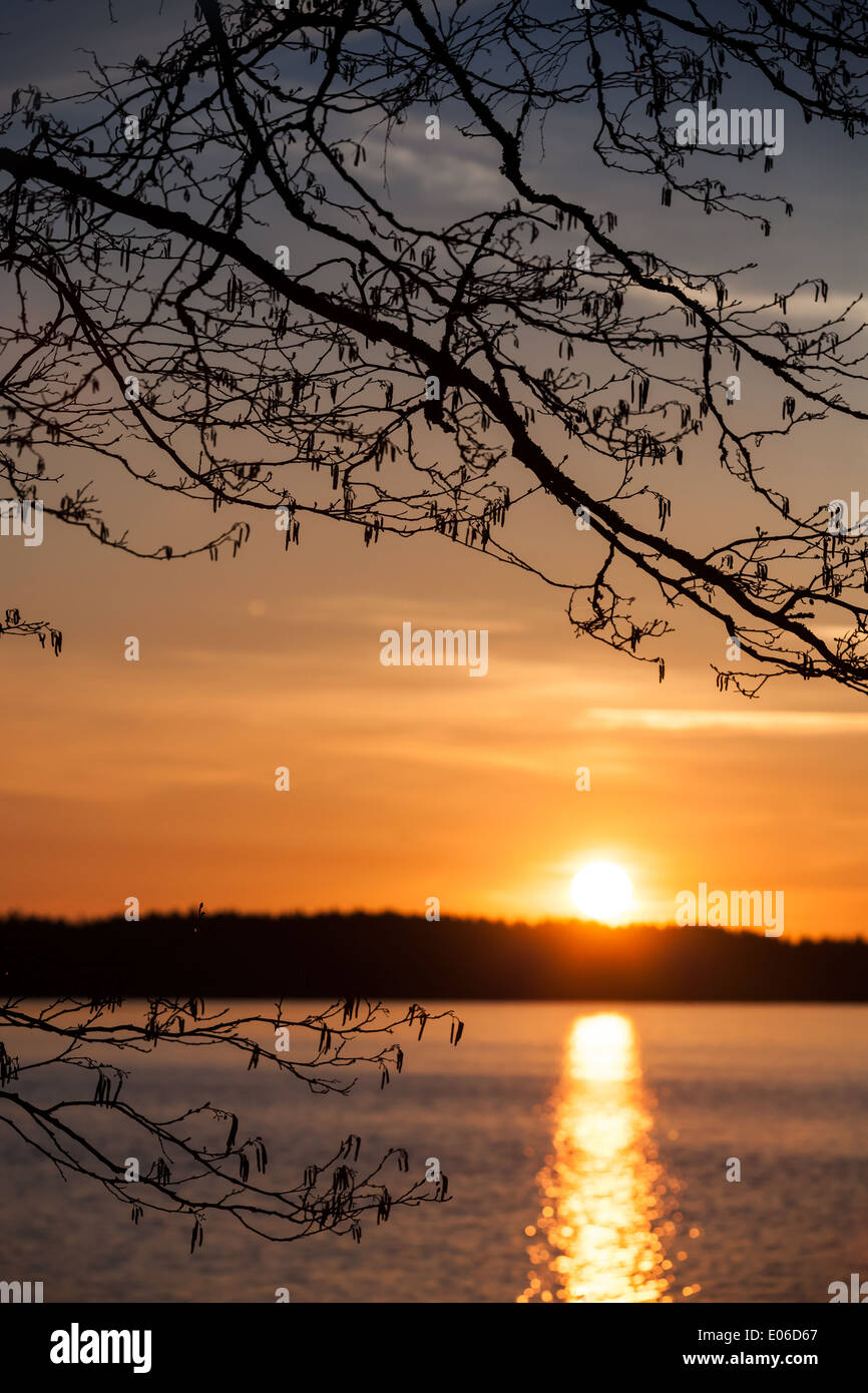 Bright sun on lake hi-res stock photography and images - Alamy