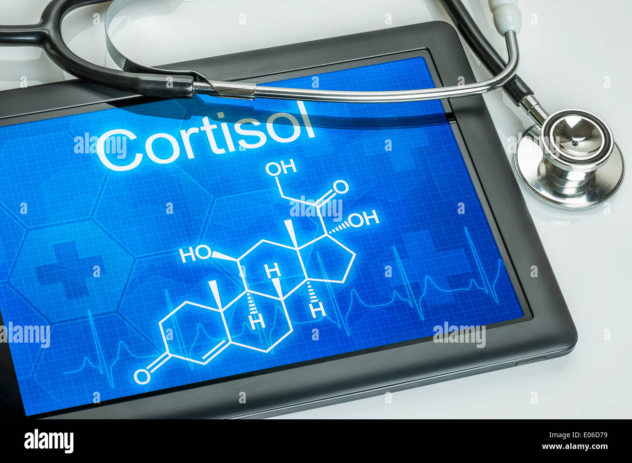 Tablet with the chemical formula of cortisol Stock Photo - Alamy