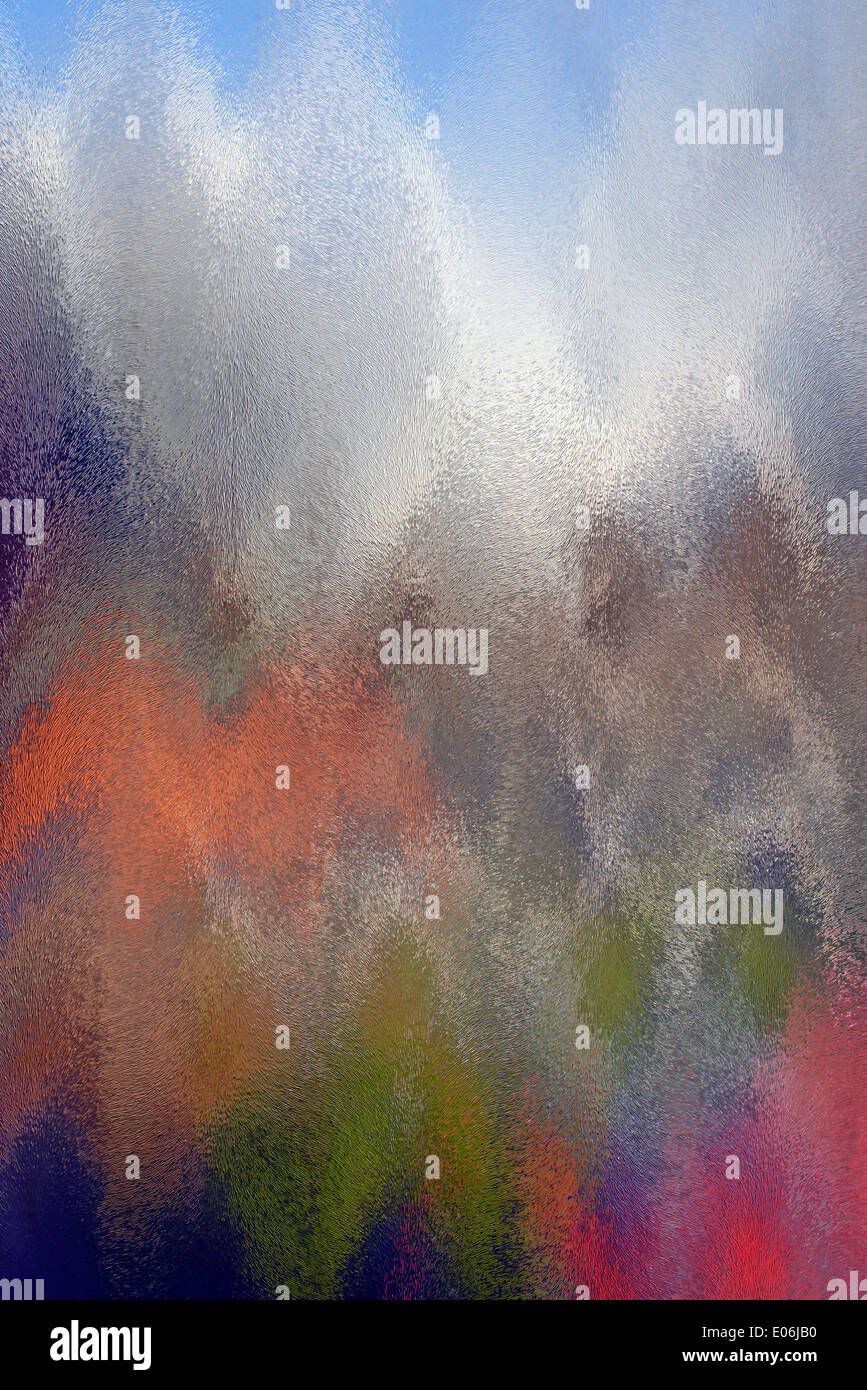 Abstract of stippled glass window Stock Photo - Alamy