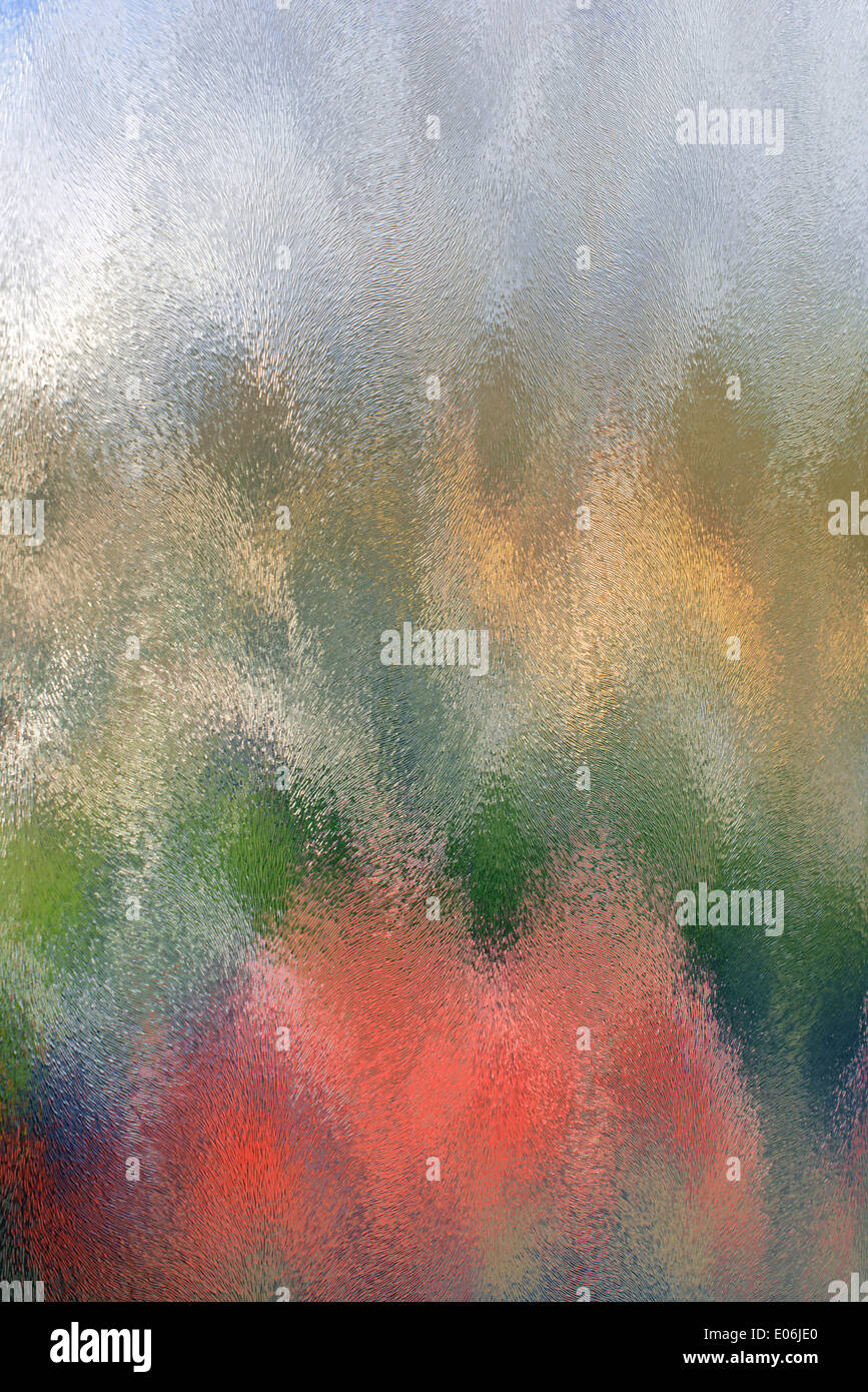 Abstract of stippled glass window Stock Photo - Alamy