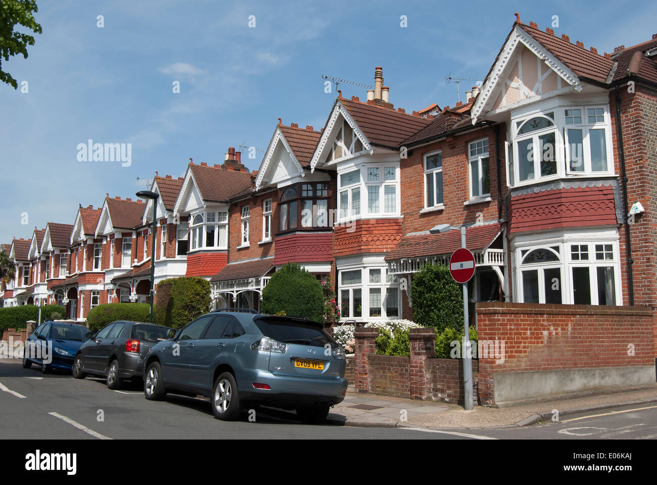 Edwardian Terrace Houses Stock Photos & Edwardian Terrace Houses Stock ...