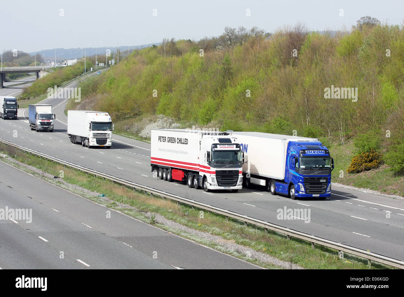 Continental lorry uk motorway hi-res stock photography and images - Alamy