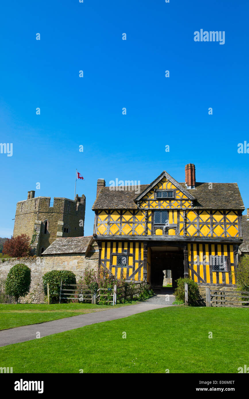 Half Timbered Gatehouse Stokesay Castle High Resolution Stock ...