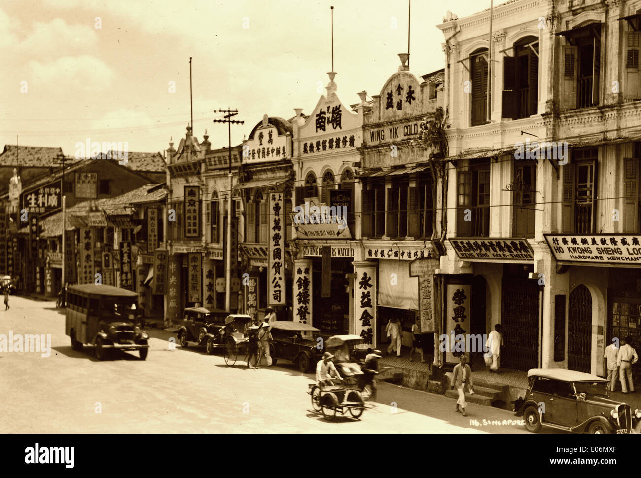 Singapore 1920s hi-res stock photography and images - Alamy