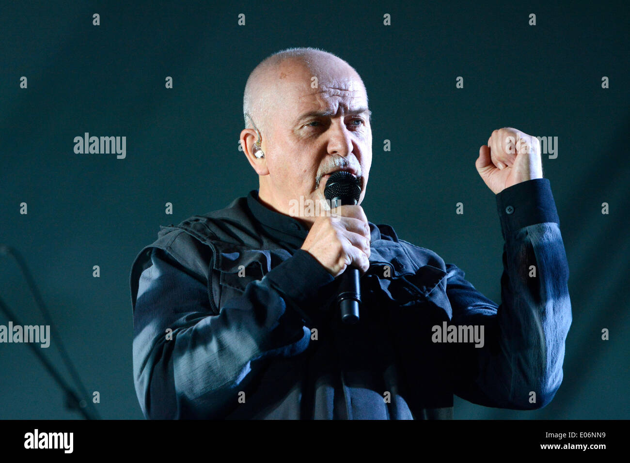 British singer Peter Gabriel performs in the TUI Arena in Hanover on 03 ...