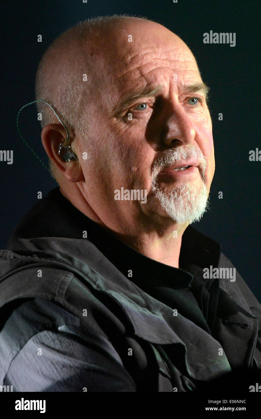 British singer Peter Gabriel performs in the TUI Arena in Hanover on 03 ...