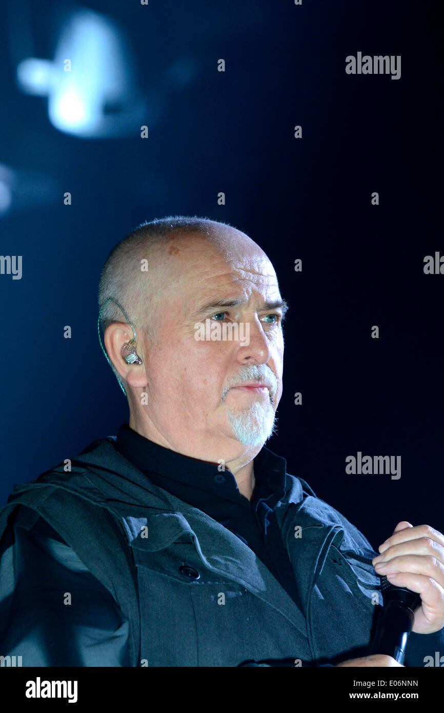 British singer Peter Gabriel performs in the TUI Arena in Hanover on 03 ...