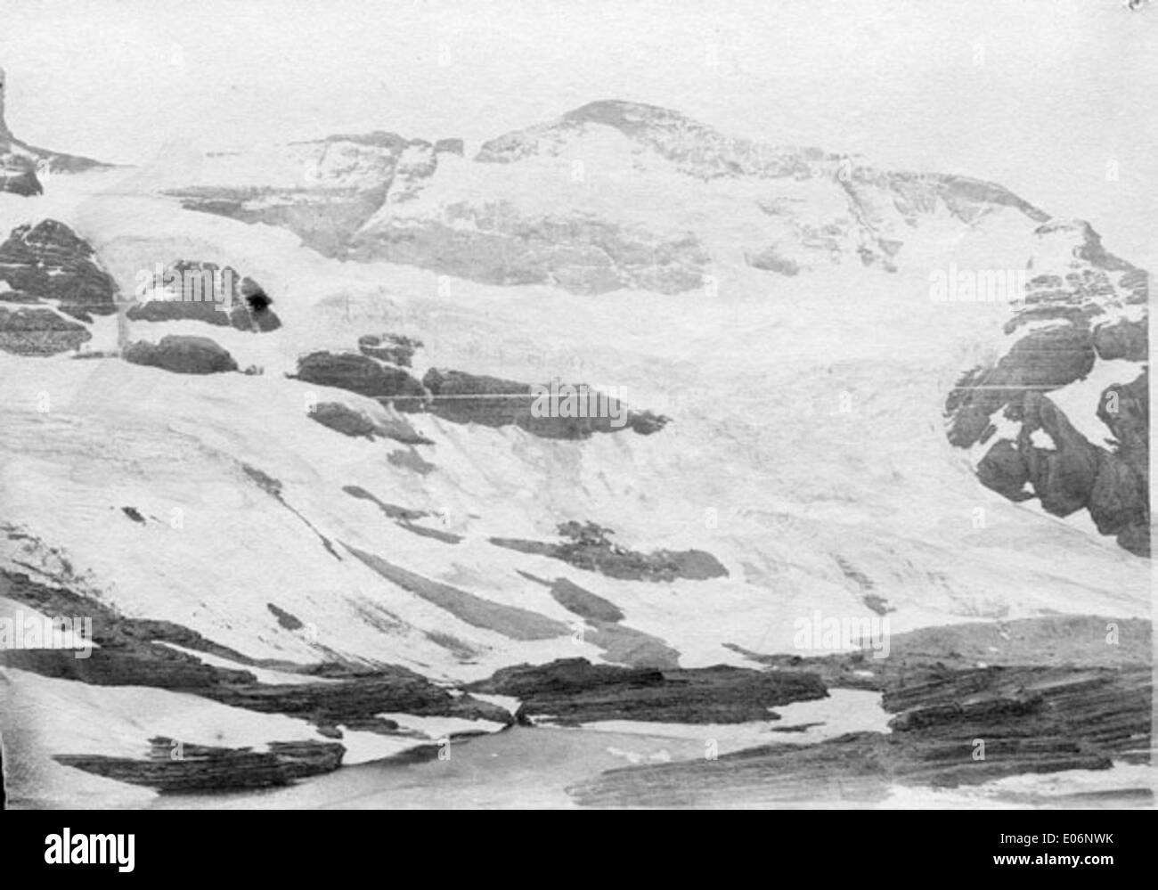 A view of Mont-Perdu from Tuquerouye, taken in October 1892. The ...