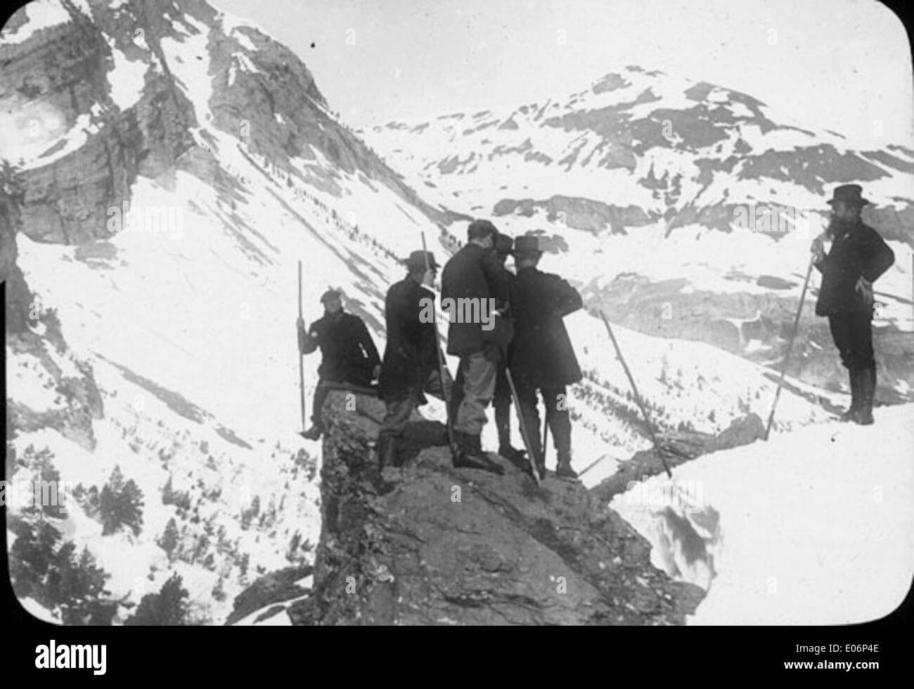 Five men climb Black and White Stock Photos & Images - Alamy