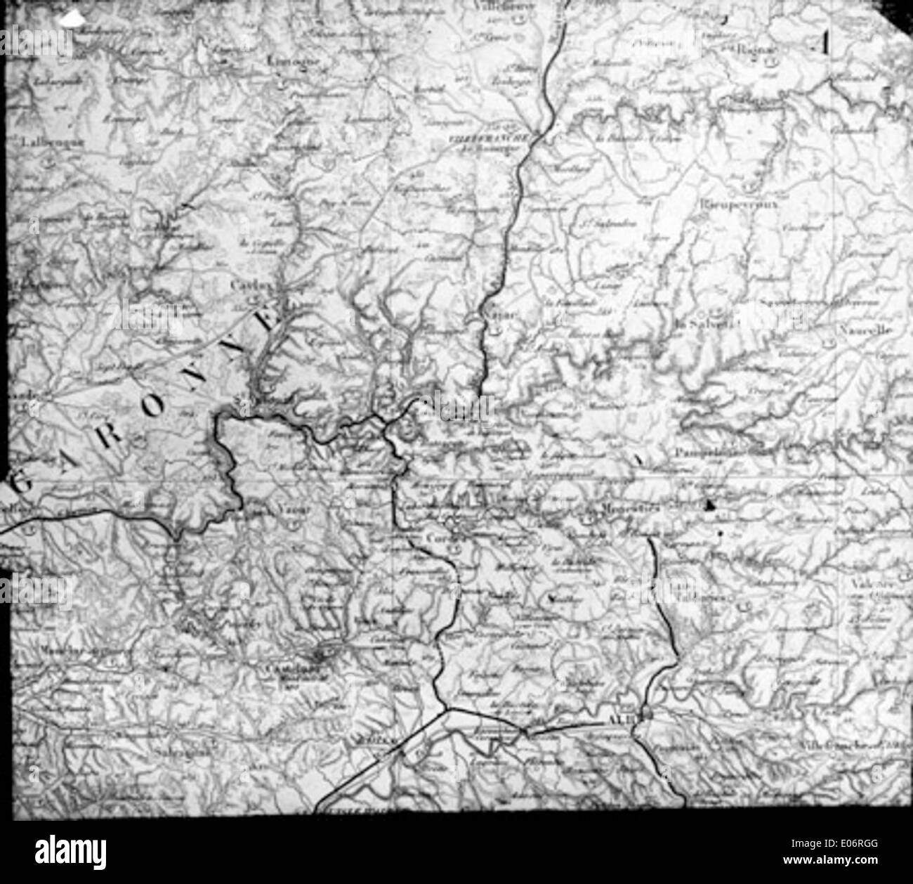 This image shows the Aveyron Valley, capturing the natural landscape ...
